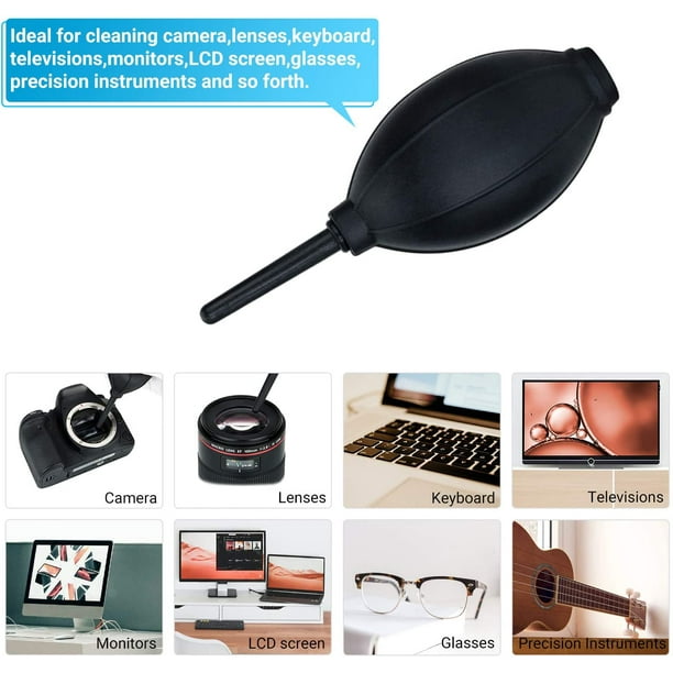 SHAR Soft tip silicone dust cleaner includes microfiber cleaning cloth ...