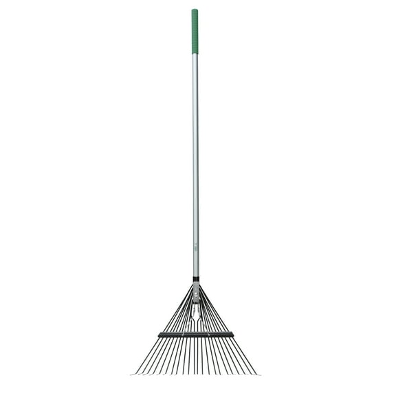 AMES Collector Series 2915806 Leaf Rake, Poly Tine, 26-Tine, Steel ...