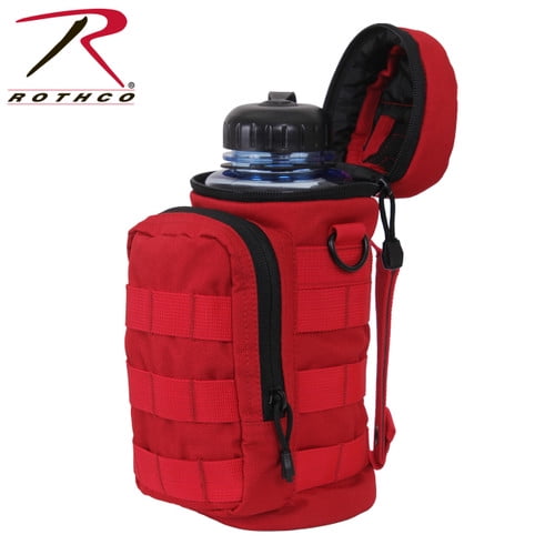 Click here for Rothco Molle Compatible Water Bottle Pouch - Red 1... prices