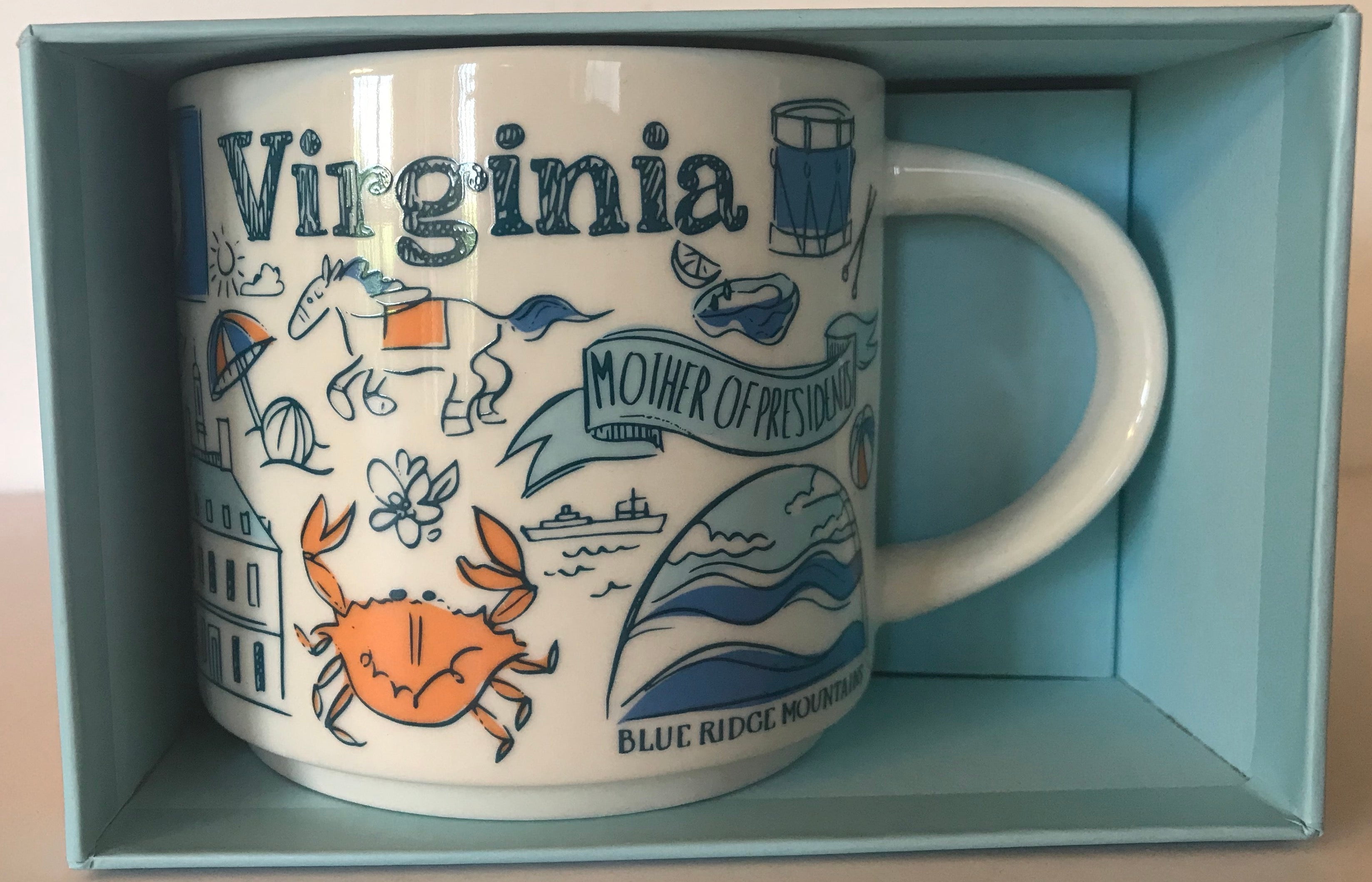 Starbucks Been There Series Collection Virginia Coffee Mug New With Box ...