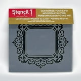 Stencil1 Rococo Picture Frame Set of 4 Stencils for Painting Arts Style ...