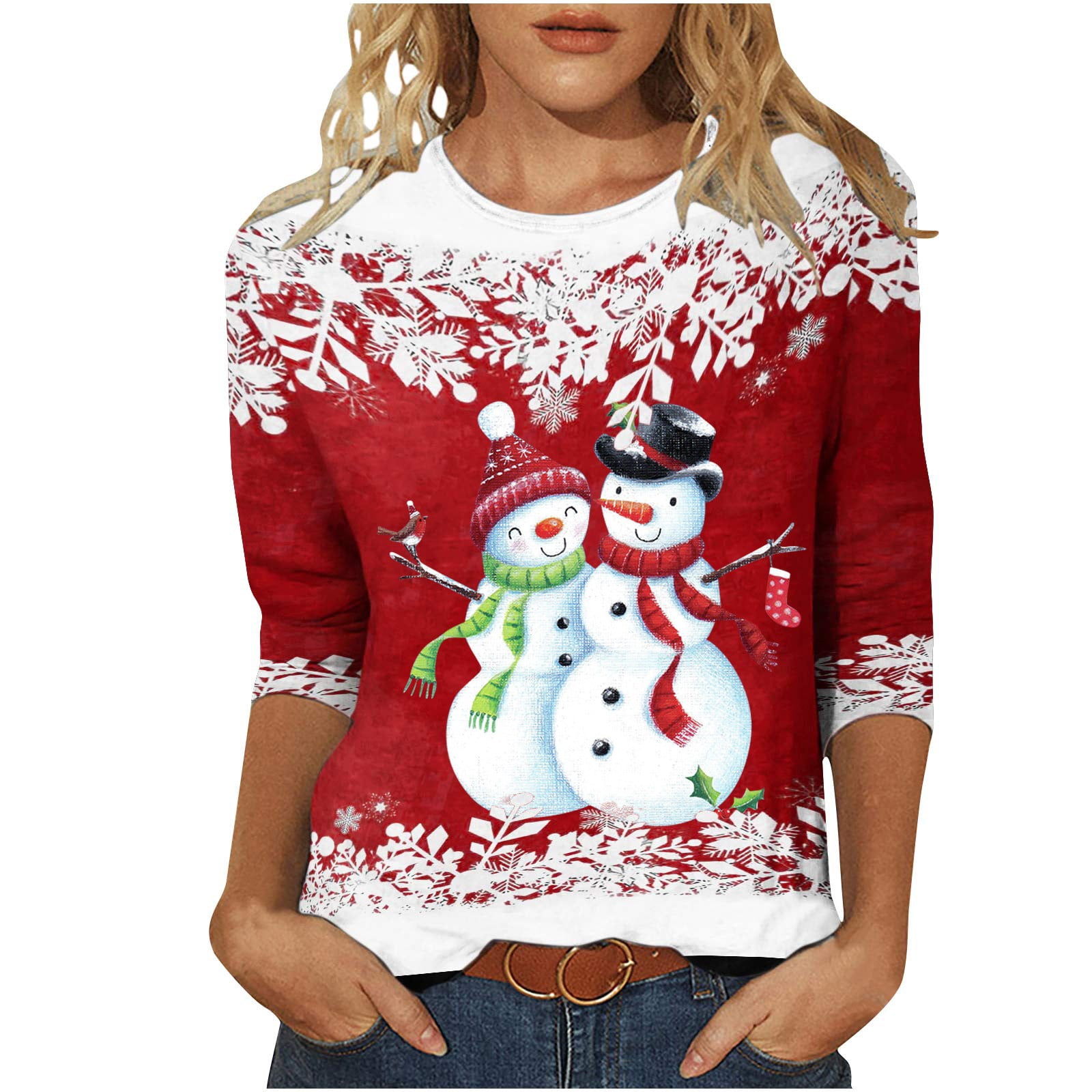 Click here for Pisexur Merry Christmas Sweatshirt For Women Chris... prices