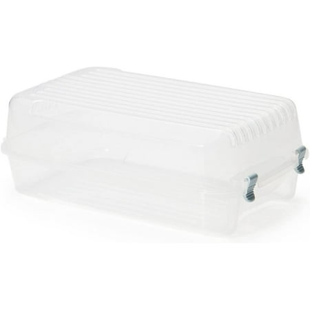 Shoe Boxes, Stackable with Plastic Connectors, Foldable, Transparent ...