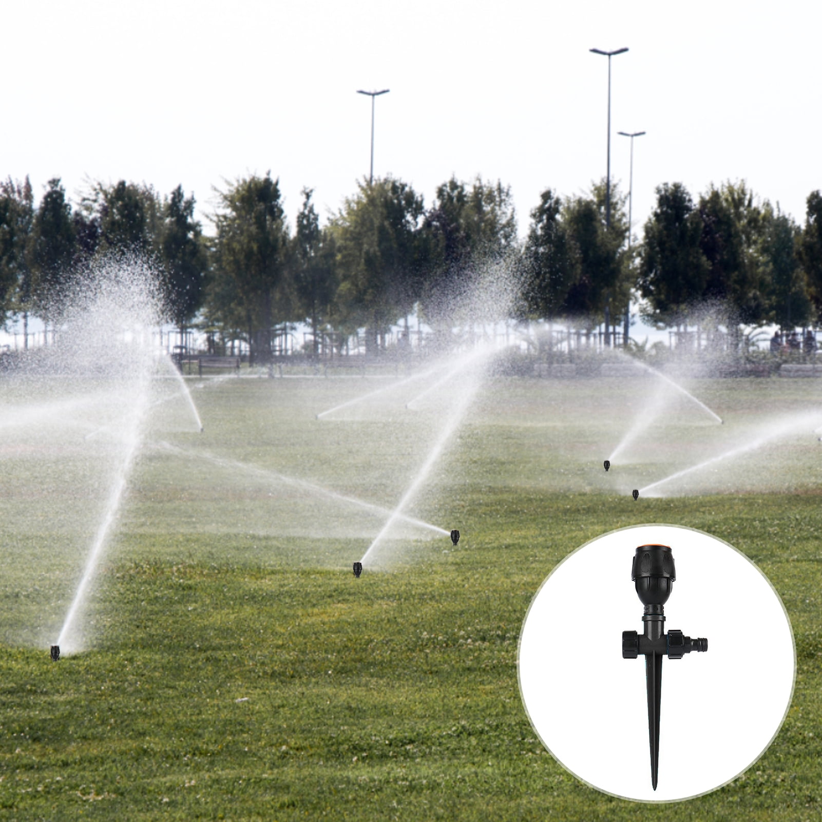 UDIYO Rotary Sprinkler Sturdy Automatic Anti-rust Customize Spraying ...