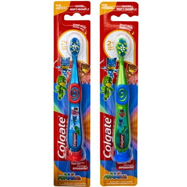 Colgate Dinosaur Toothbrush for Children with Suction Cup, Kids 2-5 ...