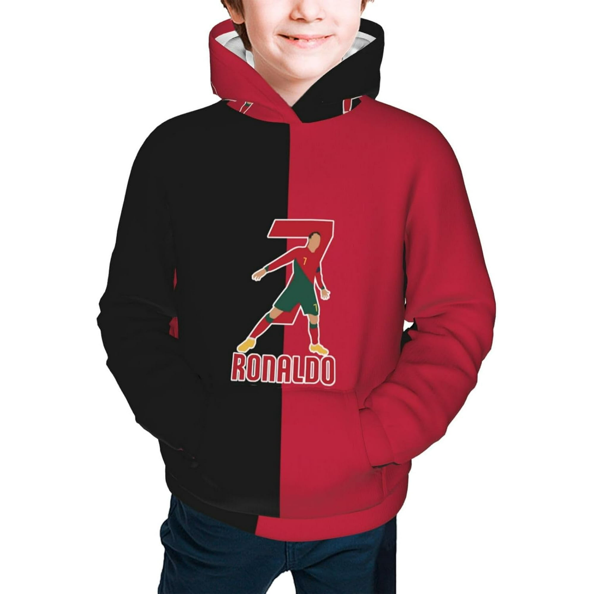 Click here for Meftishirgone Football #7 Ronaldo Unisex Youth Hoo... prices