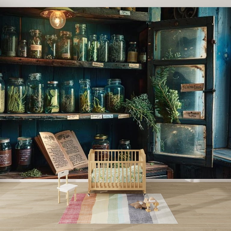 Apothecary Wallpaper