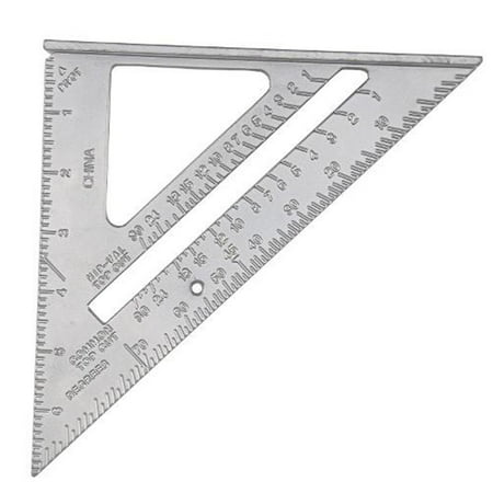 Aluminum Alloy Measuring Square Speed 7" Triangle Ruler Protractor ...
