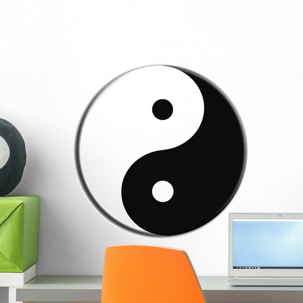 Yin Yang Ying Yang Wall Decal Sticker by Wallmonkeys Vinyl Peel and ...