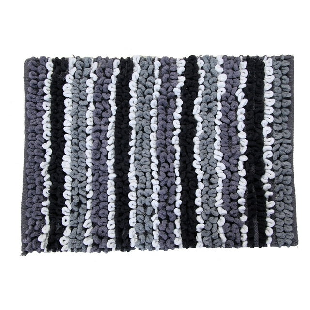Elegance Collection Chunky Chenille Bath Rug - Walmart.com