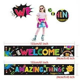 2 Pack Classroom Welcome Banner Poster Back to School Banner ...