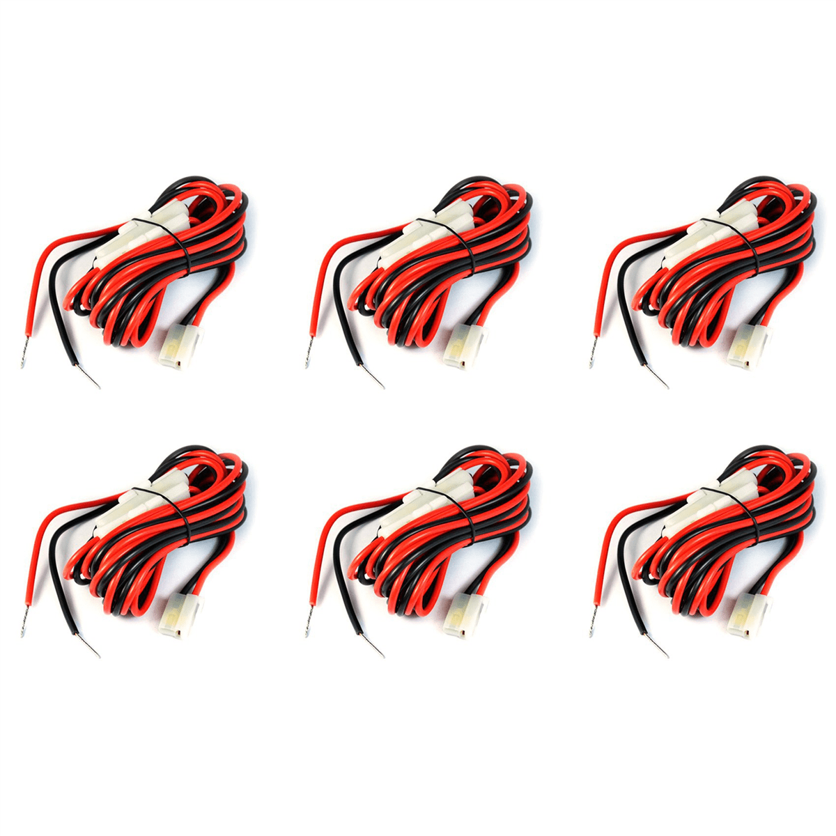 6X Cable de Corriente Continua Cable para Radio Movil TK-760/768/8800 ...