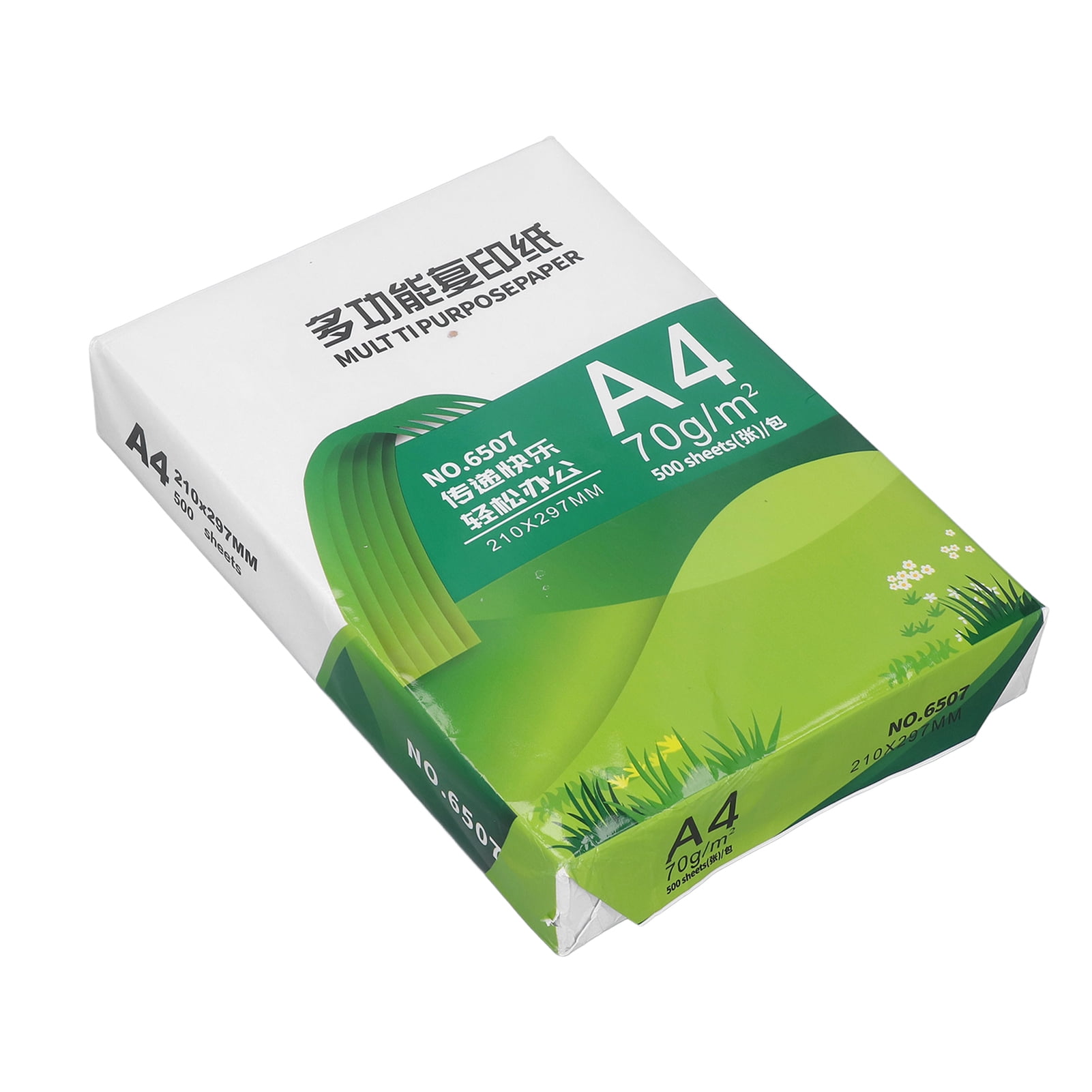 500 Feuilles Papier Imprimante A4 Pâte de Bois Papier Double Face Multi ...