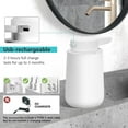Automatic Soap Dispenser Foaming Touchless: 9oz Plastic White Modern ...