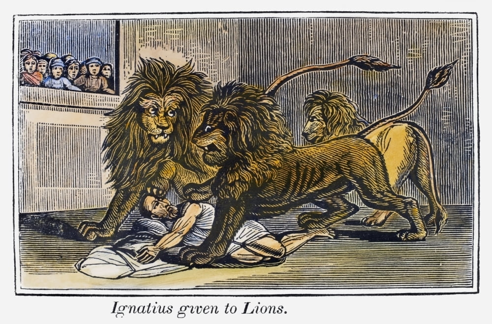 Ignatius Of Antioch (C35-110). /Nchristian Martyr And Saint. Ignatius ...