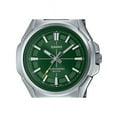 Casio Standard Analog Stainless Steel Green Dial Solar MTP-RS100D-3AV ...