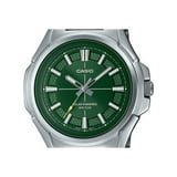 Casio Standard Analog Stainless Steel Green Dial Solar MTP-RS100D-3AV ...