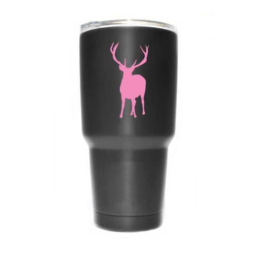 Pink Deer Hunting Decals