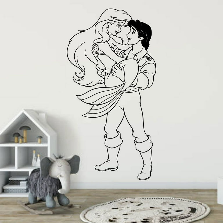 Prince Eric And Ariel Drawing