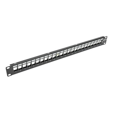 Detroit Packing Co. 24 Port CAT6 RJ45 Through Coupler Patch Panel with ...