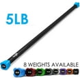 Yes4All Total Body Weighted Workout Bar, for Exercise, Therapy ...
