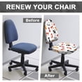 95% Polyester 5% Spandex Stretchy Chair Cover Cat Shape 440~450x380 ...