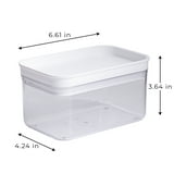 Mainstays Food Storage Canister Small 6.61x4.24x3.64 inches Airtight ...