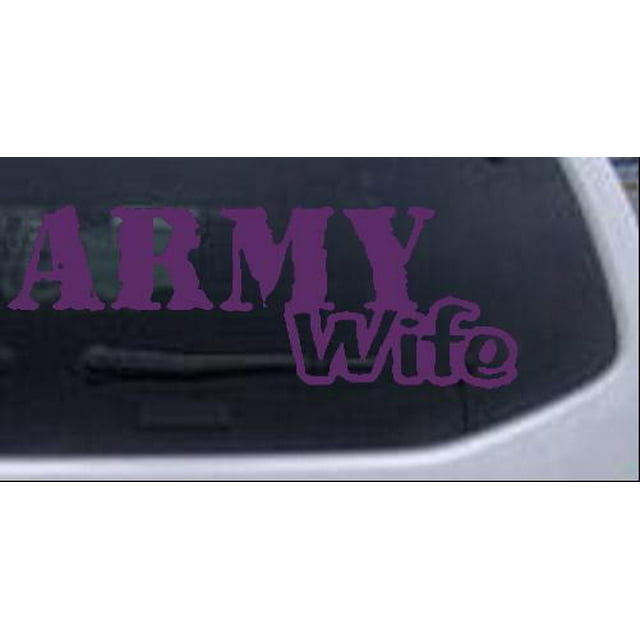 Army Wife Car or Truck Window Decal Sticker - Walmart.com