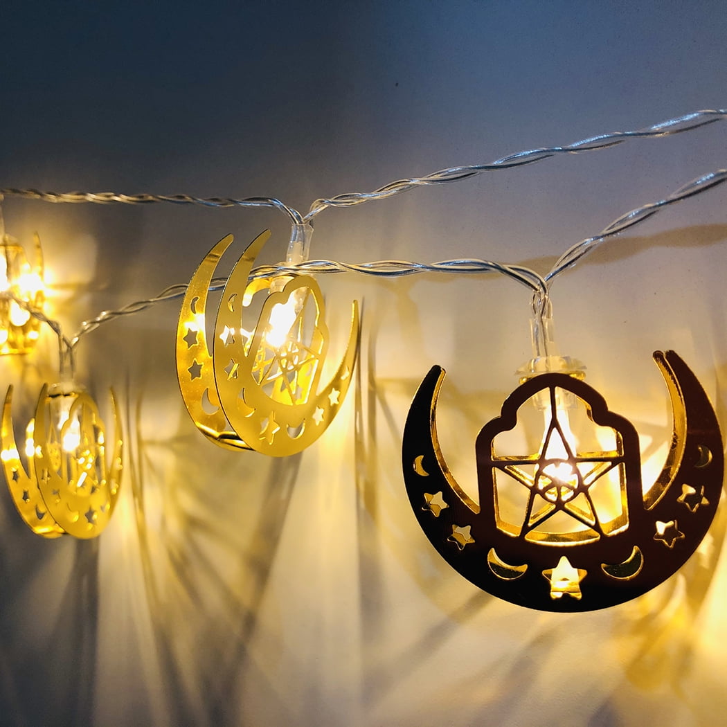 Bangcool LED String Light Decorative Moon Star String Lamp Fairy Light ...