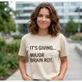 It's Giving Major Brain Rot T-Shirt | Funny Gen Z Internet Meme Slang ...