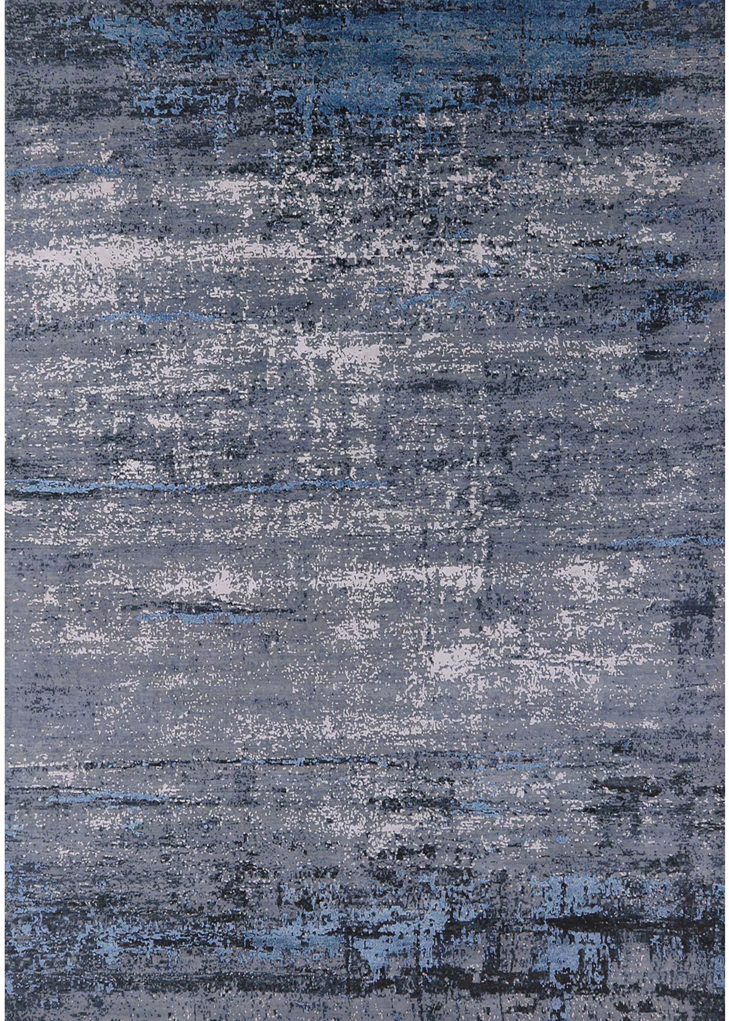 Ahgly Company Indoor Rectangle Mid-Century Modern Blue Moss Green ...