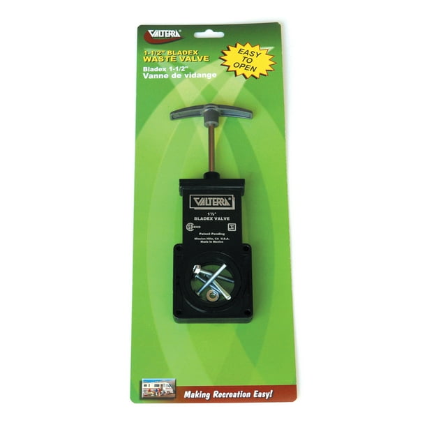 Valterra T1001VP Bladex Waste Valve with Plastic Handle - 1-1/2 ...