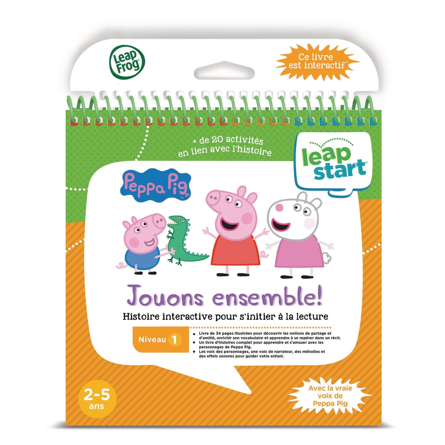 LeapFrog LeapStart Peppa Pig Jouons Ensemble! - Interactive Activity ...