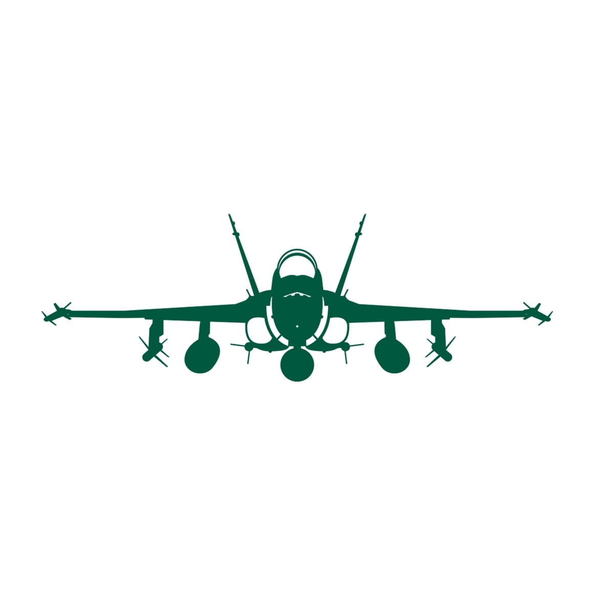 F/A-18 Hornet Sticker Decal Die Cut - Self Adhesive Vinyl ...