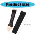 Breathable Lace Cooling Arm Sleeves Fingerless Sunblock Arm Covers for ...