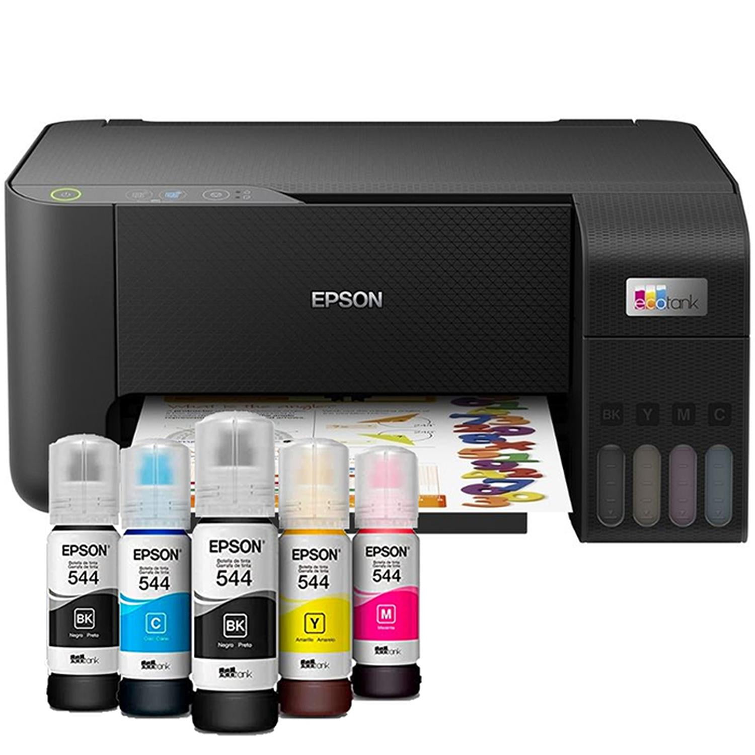 Multifuncional EPSON L3210 EcoTank Tinta Continua 5 Tintas T544 33 ppm ...