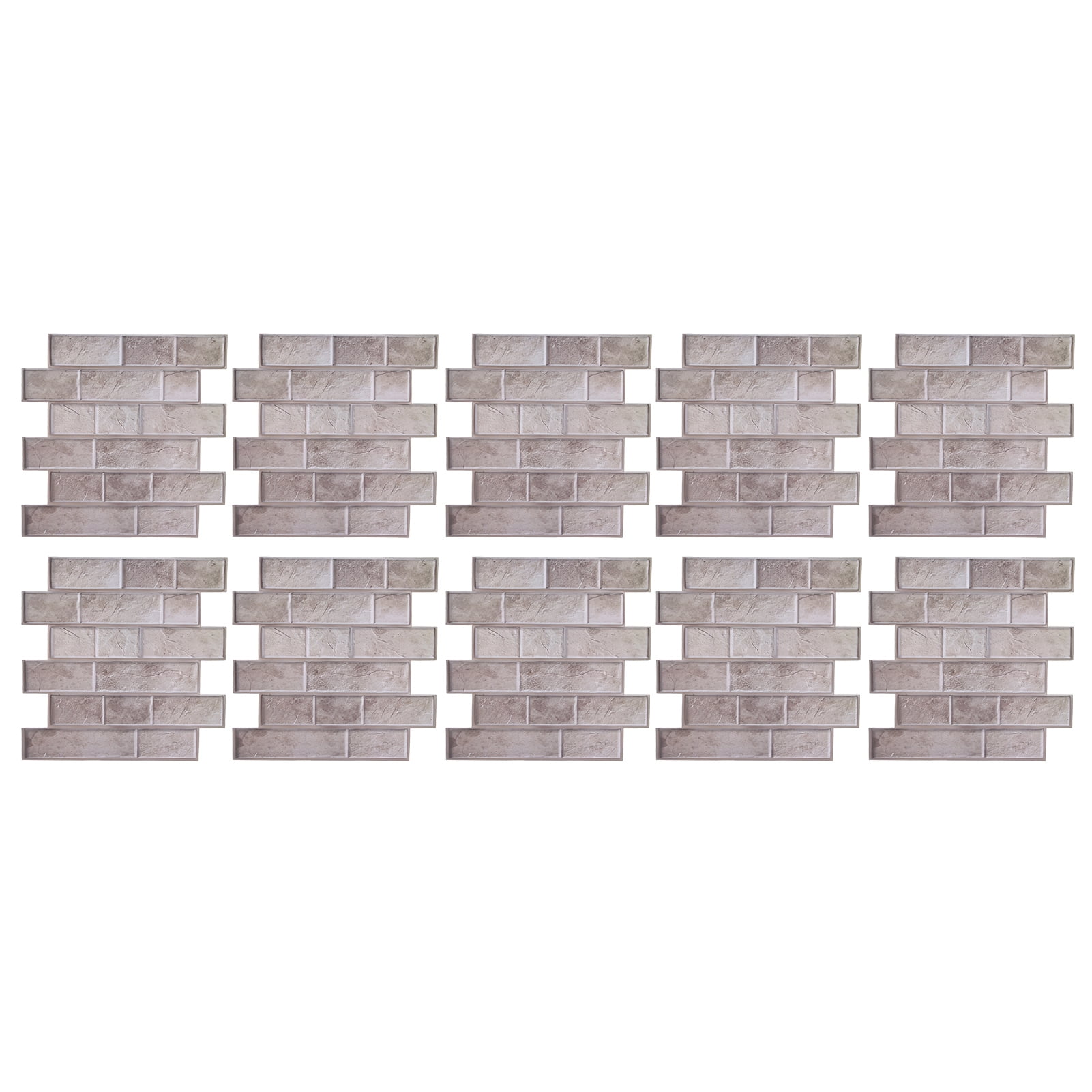 10 Uds pegatina de pared Ticfox autoadhesivo decoración azulejos PVC ...