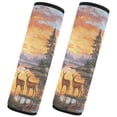2 Car Seat Belt Covers S Size 6.5*6.5 Inches Car Seat Belt Shoulder Pad ...