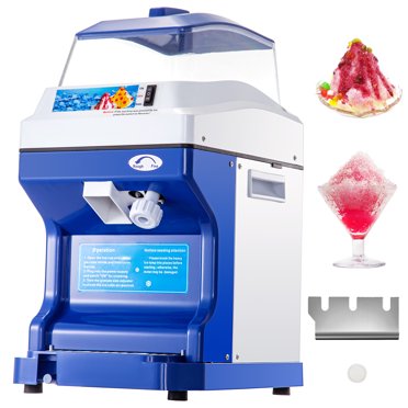 Free Shipping! BENTISM Commercial Ice Crusher, Snow Cone Machine 180 kg ...