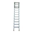 Telescopic Folding Ladder Blue Interlayer Small Wall Hanging Aluminum-Magnesium Alloy - Walmart.com