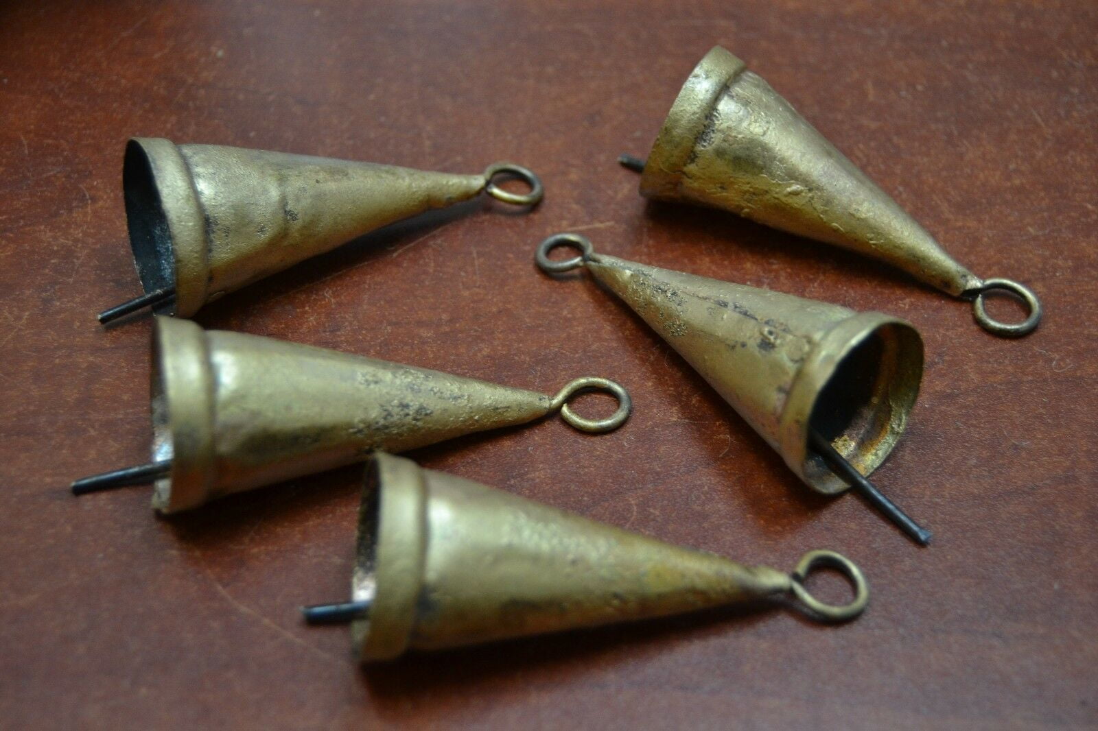 5 Pcs Handmade Rusty Iron Metal Bells 3" - Walmart.com