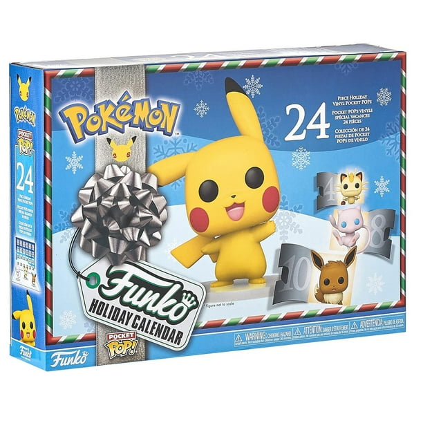 SEAYI Calendario de Adviento de Pokémon navideño con caja misteriosa de ...