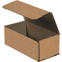 Box Partners Kraft Corrugated Mailers 10" x 4" x 2" - Easy Fold, Bulk ...