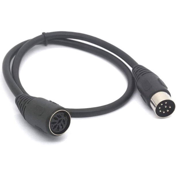 8 PIN DIN CABLE Male to Male Male to Female MIDI Extension Cord for ...