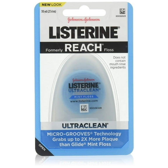 Reach Ultraclean Mint Dental Floss 30YD 6 Pack for Effective Plaque ...