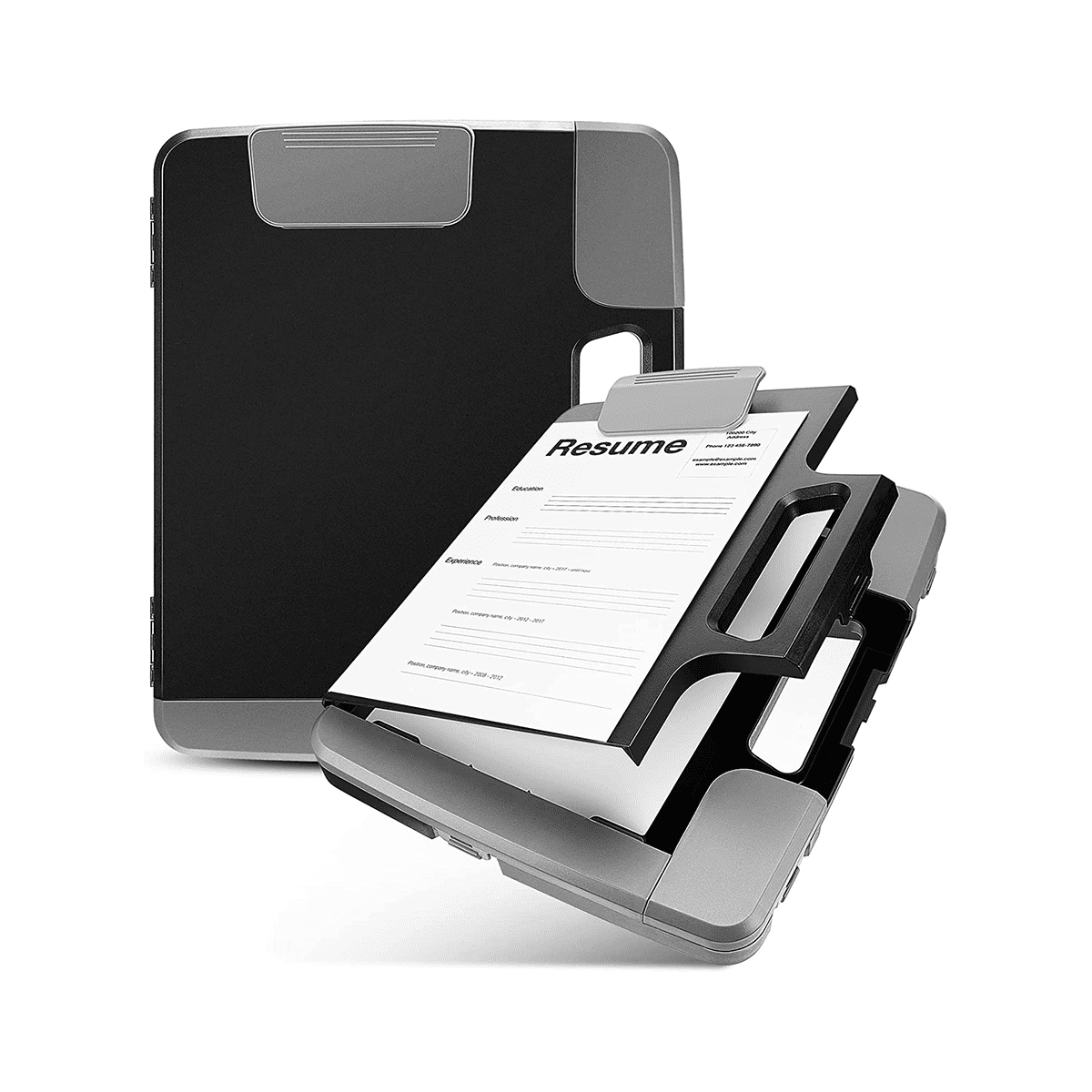 Click here for Unbranded Black Clipboard With Storage Plastic Cli... prices