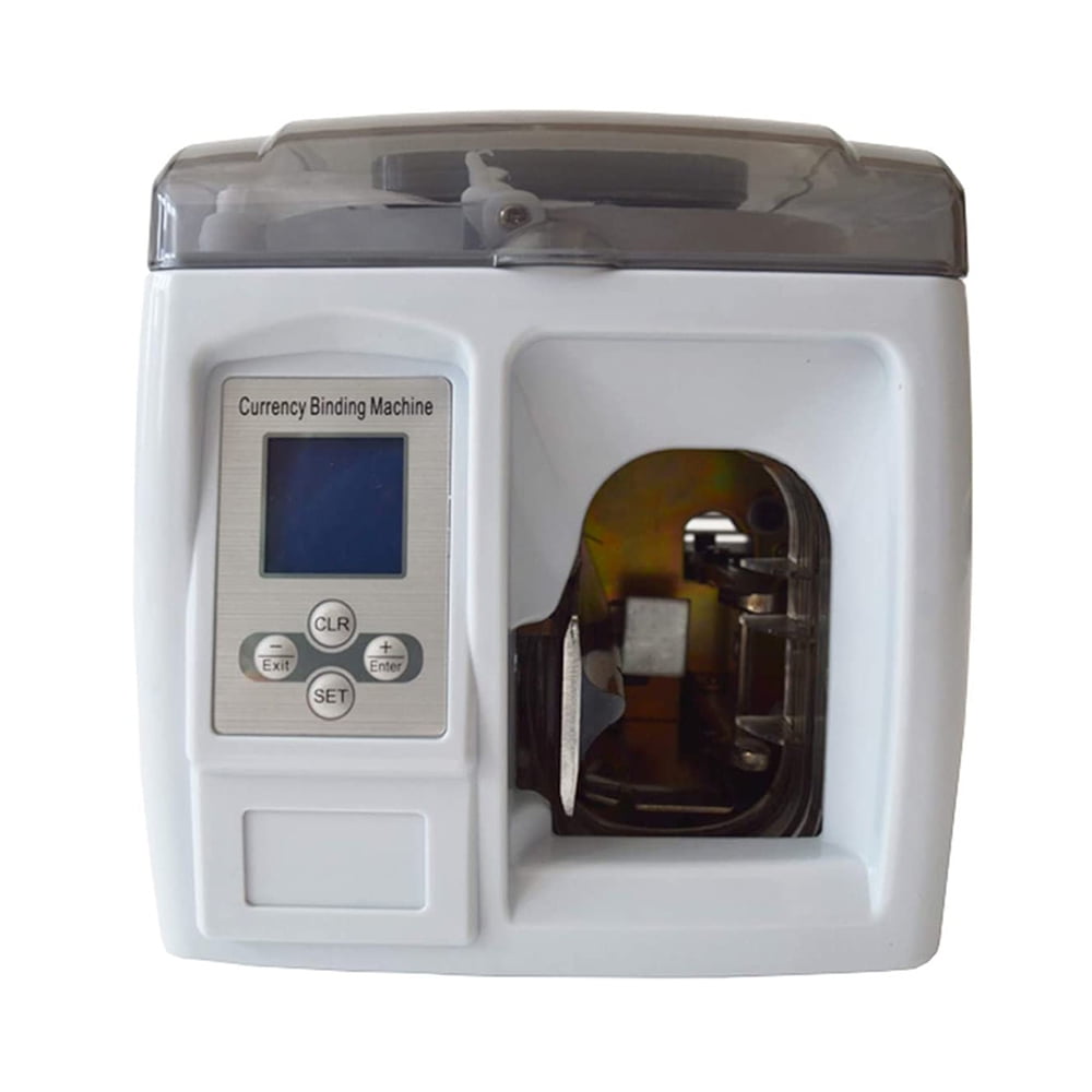 INTSUPERMAI Money Bundle Machine Currency Binding Machine Bank Cash ...