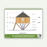 THE BLACK HILLS © : 16' Octagon Treehouse Plan - Walmart.com