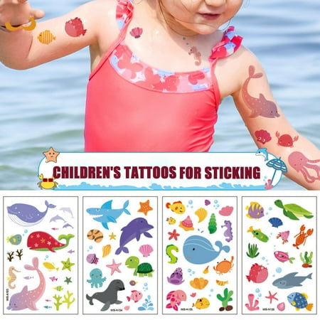 Stickers Tattoos For Sticking, Skin-Friendly Children'S Tattoos Body ...