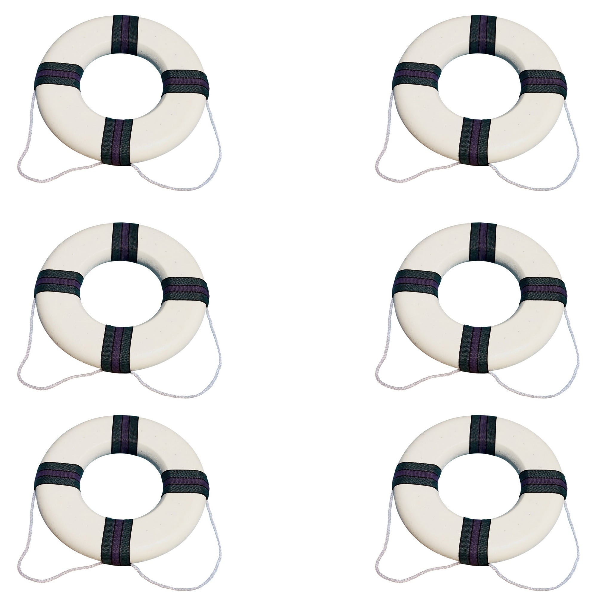 Swimline 18 Lifeguard Swimming Pool Floating Safety Ring Buoy White